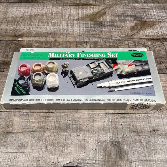 Testors | Art | Vintage Testors Military Finishing Set Kit No 922 1991 ...